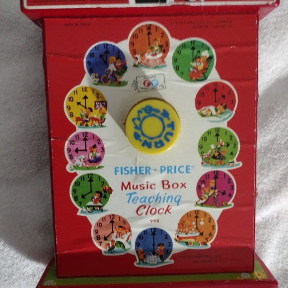Fisher-Price | Toys | Fisher Price Music Box Teaching Clock | Poshmark